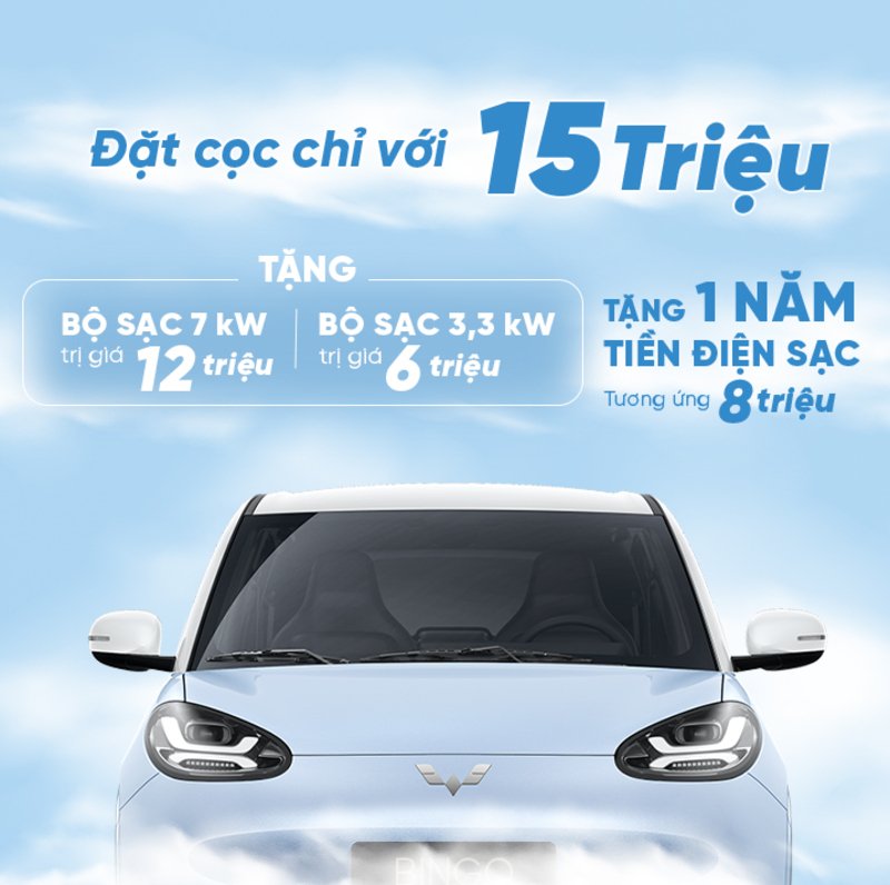 Wuling Bingo EV - Hatchback hạng A giá chỉ từ 349 triệu đồng